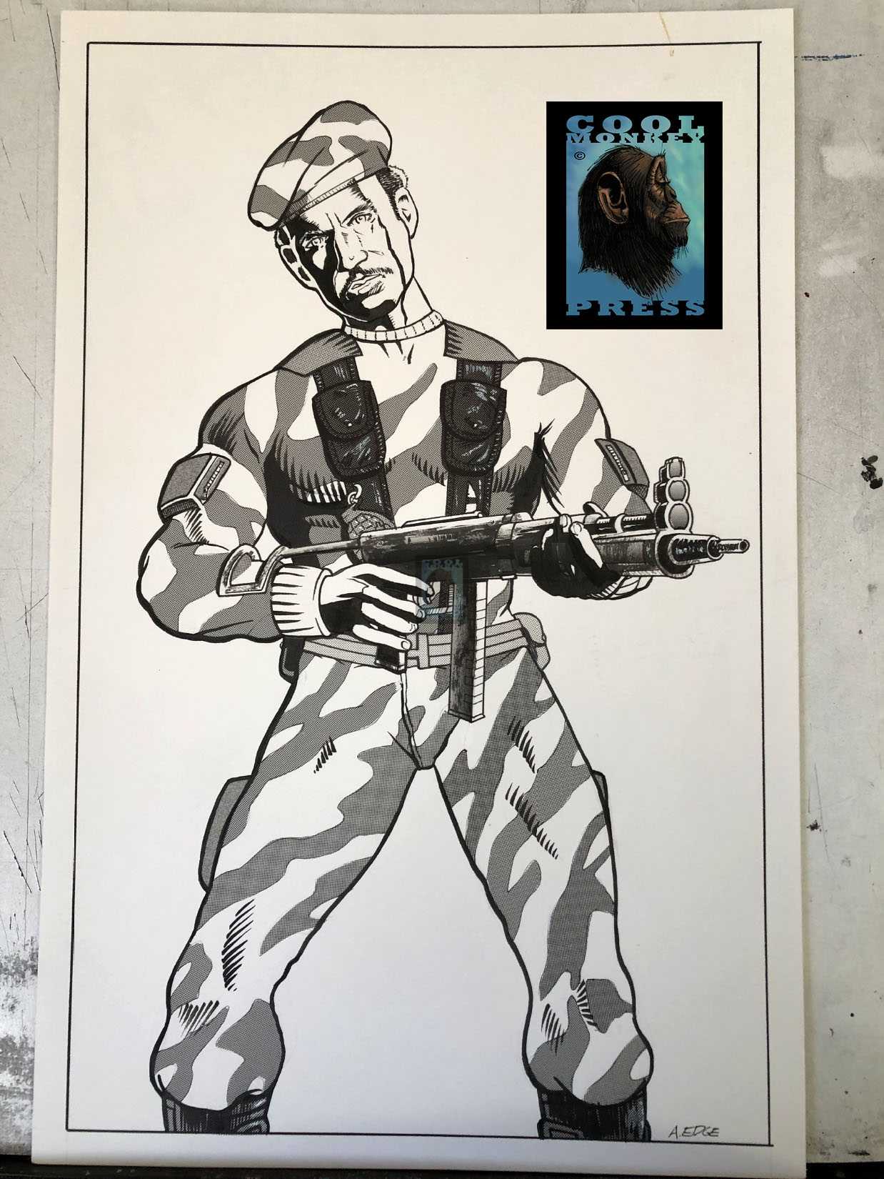 Stalker Original Art – Cool Monkey Press